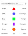 Shapes and Colors Worksheets - Workbooks and Free Worksheets for ...