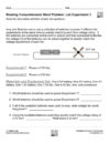 Reading Comprehension Word Problem: Lab Experiment 3 - Workbooks and ...