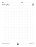 Blank Graphing Paper (Small, Medium & Large) - Workbooks and Free ...
