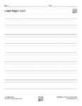 Blank, Lined Writing Practice Sheet - Workbooks and Free Worksheets for ...