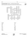 Crossword Puzzle (Chemistry) - The Periodic Table - Workbooks and Free ...