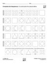 Complete the Sequences Worksheet Activity - Set 4 - Workbooks and Free ...