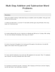 Multi-Step Addition & Subtraction Word Problems (Grades 3–4)