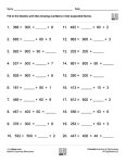 Expanded Form Worksheets – Fill‑in‑the‑Blank Hundreds Place Practice