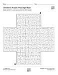Children's Puzzle: Plus Sign Maze - Workbooks and Free Worksheets for ...