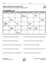 Calendar Worksheets - Reading a Calendar: Days of the Week, Dates ...