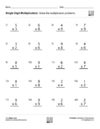 Single Digit Multiplication Worksheet (Set 2) - Workbooks and Free ...