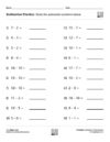Subtraction Facts Practice Worksheet (Set 3) - Workbooks and Free ...